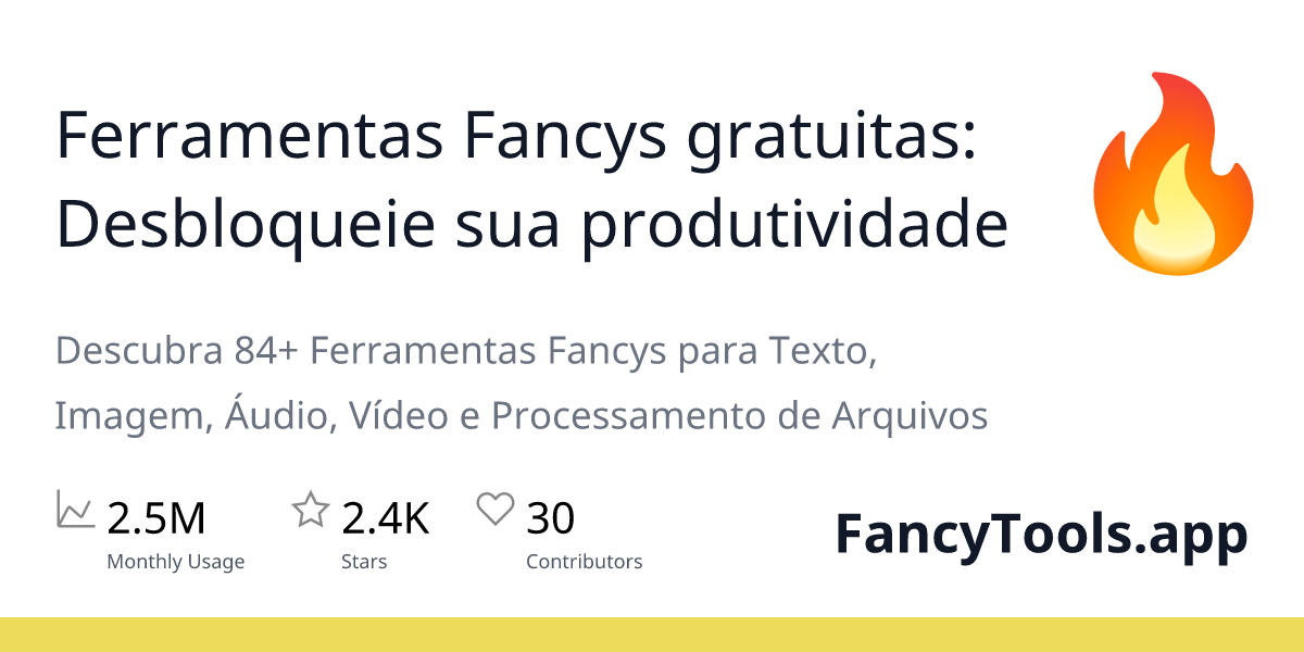 Fancy tools | By fancyTools.app